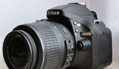 Nikon D5200 18-55mm VR пробег 700 кадров