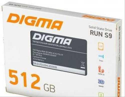 SSD диск digma 512гб новый с гарантией