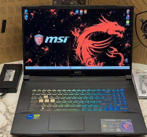 MSI 17.3 RTX 4060/I5-12450H/16Ram DDR5/512GH SSD