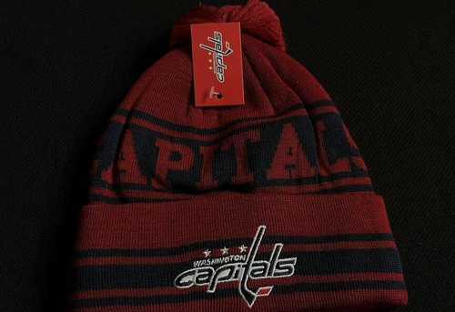 Зимняя шапка с помпоном NHL Washington Capitals