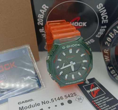 Часы Casio G-Shock GA-2100 оранжевый