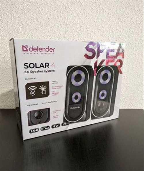 Компьютерная акустика Defender Solar 4 черный