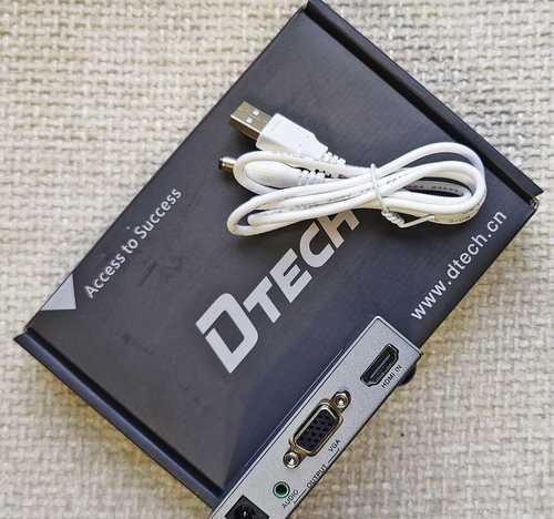 Фирменный конвертер VGA - hdmi (DT-7022A) dtech