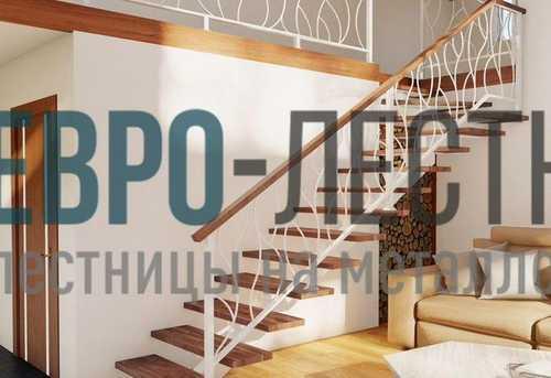 Лестница в дом под ключ на 2 этаж
