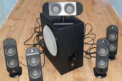Комплект акустики 5 колонок и саб Logitech X-530