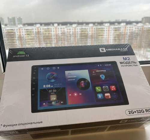 Магнитола android mediabass M2 2 32g 1280*720
