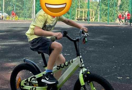 Детский велосипед scott voltage jr 16"