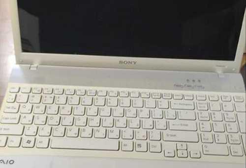 Sony vaio EB4 белый ноутбук, для игр