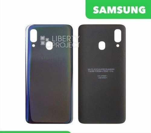 Задняя крышка для Samsung Galaxy A40 черная