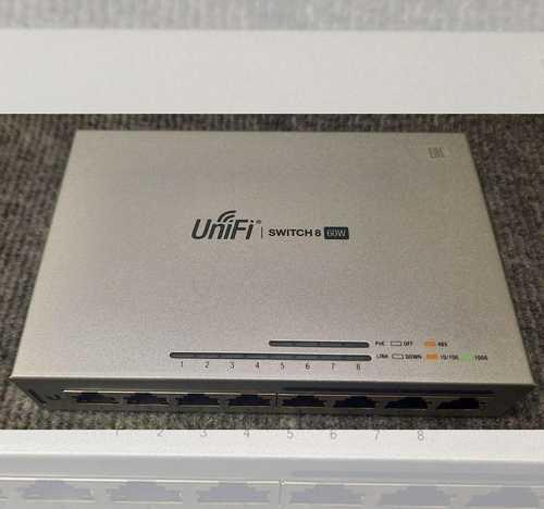 Коммутаторunifi Switch 8-60W