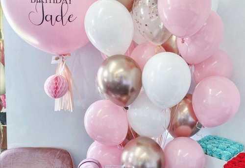 Стильные воздушные шары шарики на день рождения
