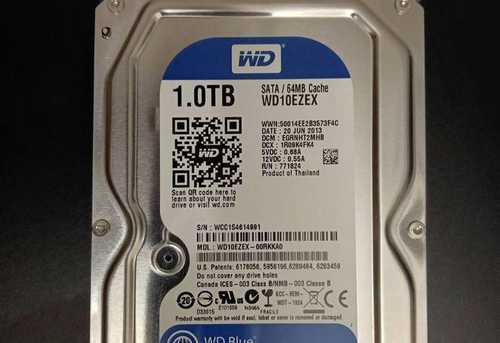 Жесткий диск HDD WD Blue WD10ezex 1TB
