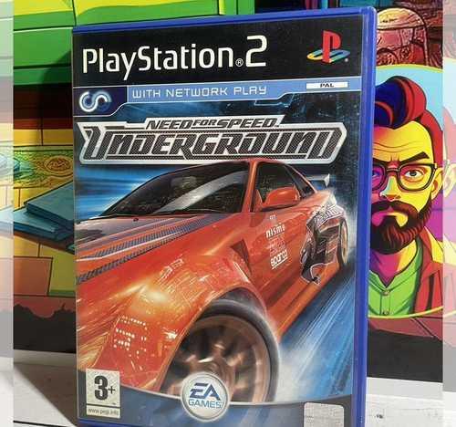 Need for speed Underground Игра PS2 нфс