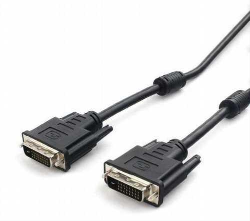 Кабель DVI-D dual link Cablexpert CC-dvi2l-BK-10