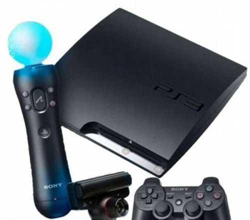 Sony playstation 3 slim прошитая 320gb