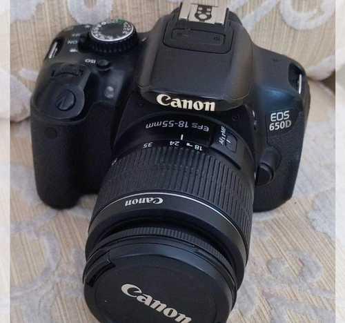 Canon 650d с объективом 18-55мм (5422)