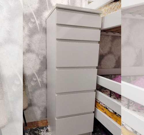 Комод IKEA malm 6 ящиков