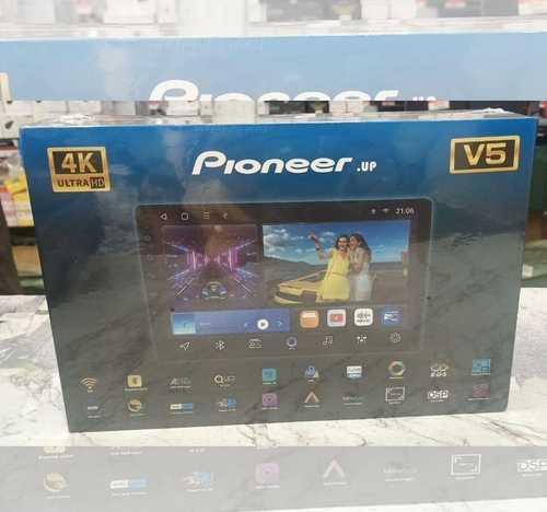 Android магнитола 4 64Gb Pioneer V5 9-дюймов