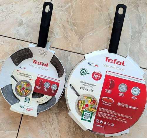 Набор сковородок tefal новый