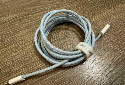 Кабель USB-C Apple Lightning 2 метра Baseus