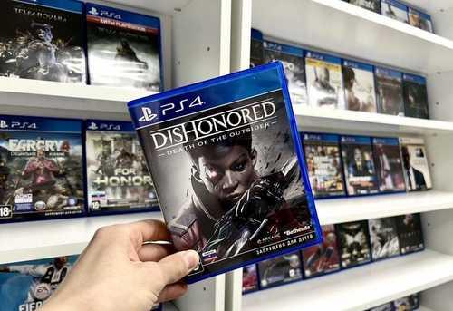 Игровой диск ps4 ps5 dishonored death of outsider