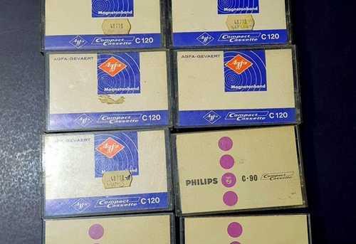 Аудиокассеты винтаж Agfa Philips 60е