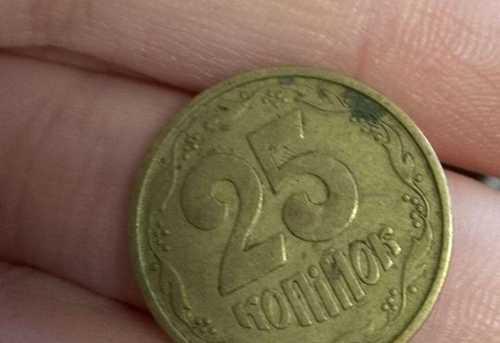 Монета Украина 25 копеек 1994