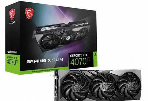 Видеокарта MSI RTX 4070ti Gaming X Slim 12G