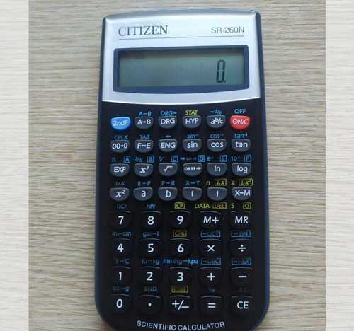 Калькулятор citizen SR-260N