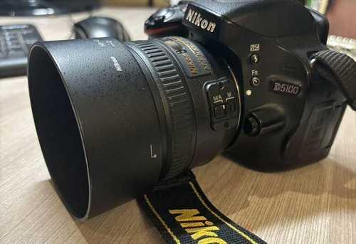 Зеркальный фотоаппарат nikon d5100 комплект