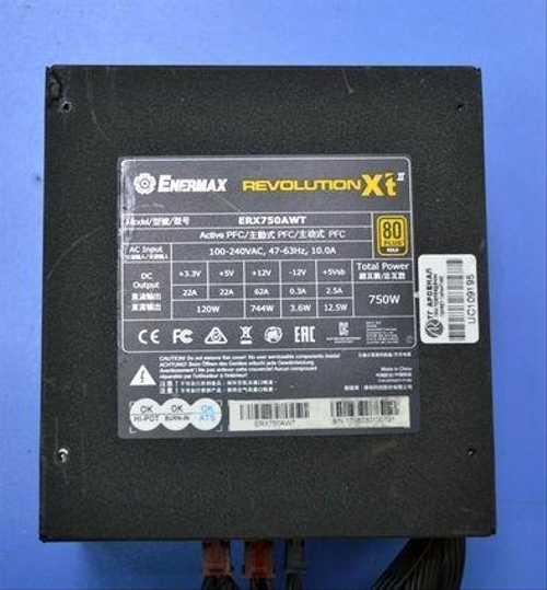 Блок Питания 750Вт, Enermax Revolution Xt II