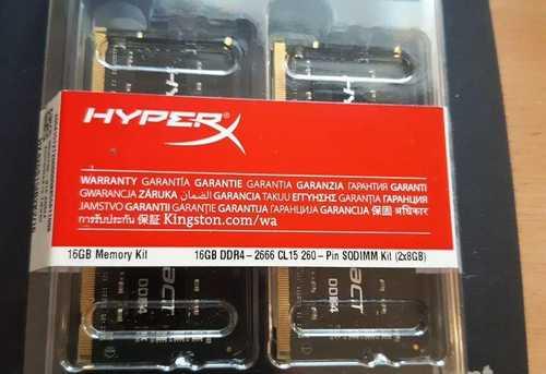 DDR4 2x8Gb 2666MHz Kingston HX426S15IB2K2/16