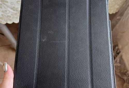 Чехол для iPad черный, кожаный