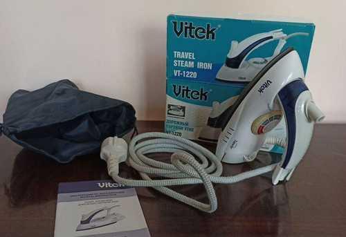 Утюг дорожный vitek с паром