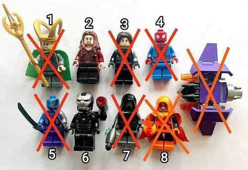 Lego minifigures marvel