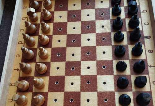 Шахматы дорожные деревянные СССР