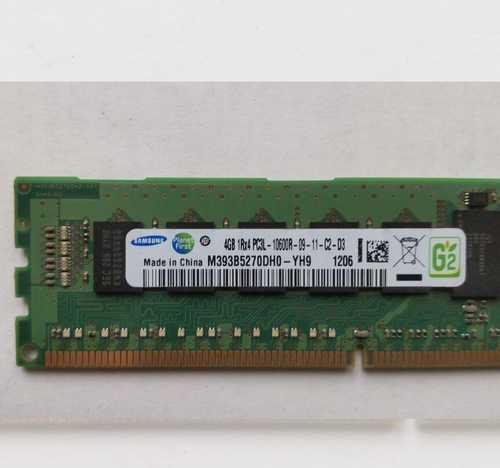 Оперативная память для сервера Samsung ddr3L ecc r