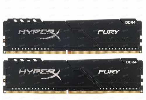 Оперативная память Kingston HyperX furyblack 2х4гб