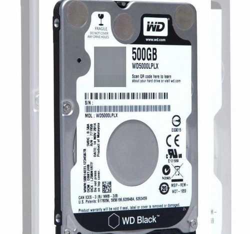 Жесткий диск Western Digital WD Black 500 гб WD500