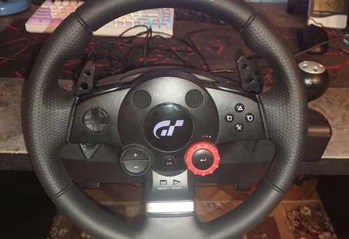 Игровой руль logitech driving force gt