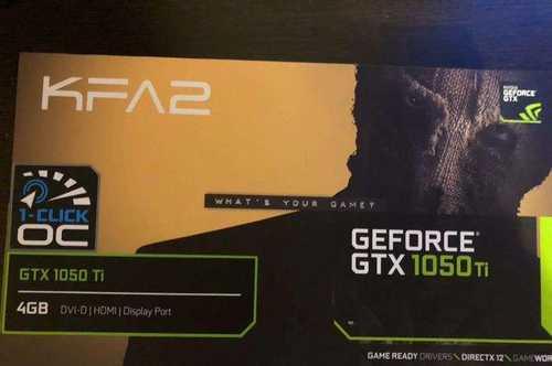 Видеокарта KFA2 gtx1050ti 4 gb