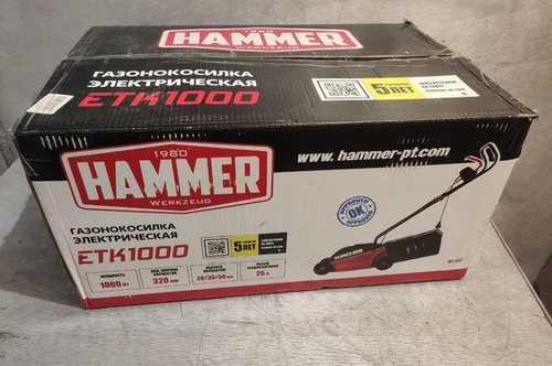 Газонокосилка электрическая Hammer ETK1000