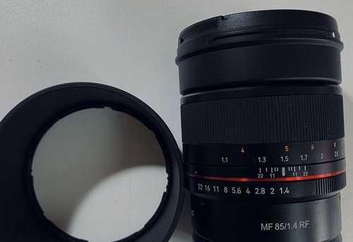 Объектив Samyang 85mm F/1.4 Canon RF