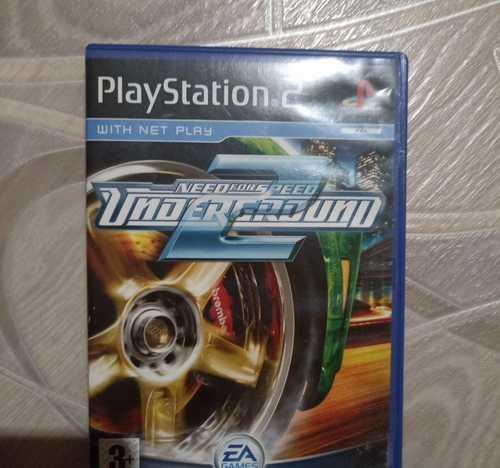 Диск Need for speed underground 2 ps2