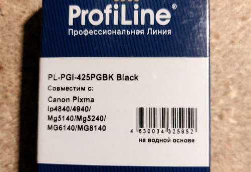 Картридж ProfiLine PL-PGI-425pgbk черный