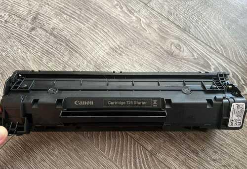 Картридж б/у для принтера Canon 725 Starter
