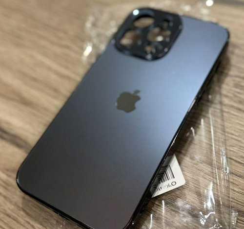 Чехол стеклянный iPhone 14 pro max