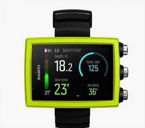 Suunto eon core lime новый дайвкомпьтер