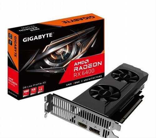 Видеокарта gigabyte Radeon RX 6400 D6 LOW profile
