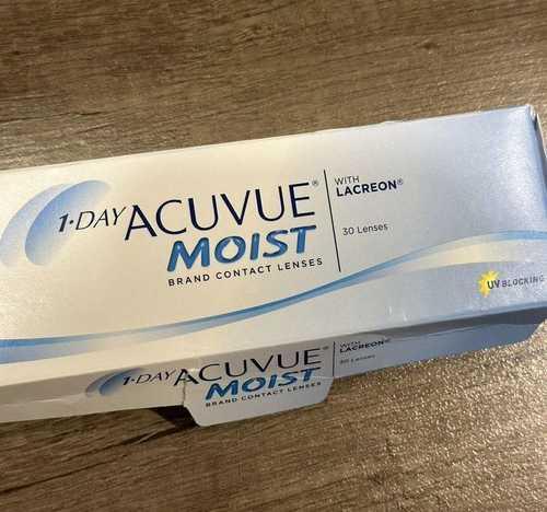 Контактные линзы Acuvue 1-Day Moist